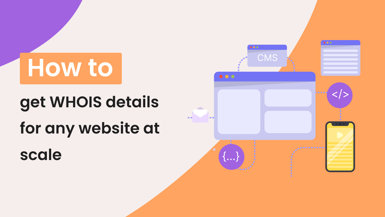 How to get WHOIS details for a website | Hexomatic Tutorial