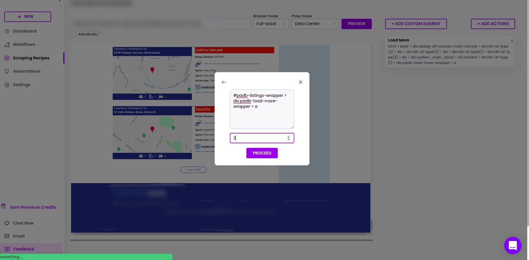 Custom Actions 101 How To Create Complex Scraping Recipes Hexomatic