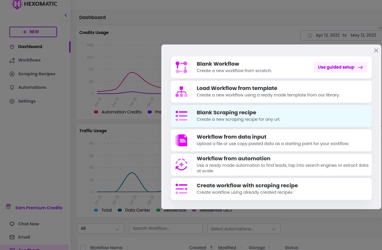 Custom Actions 101 - How to create complex scraping recipes | Hexomatic