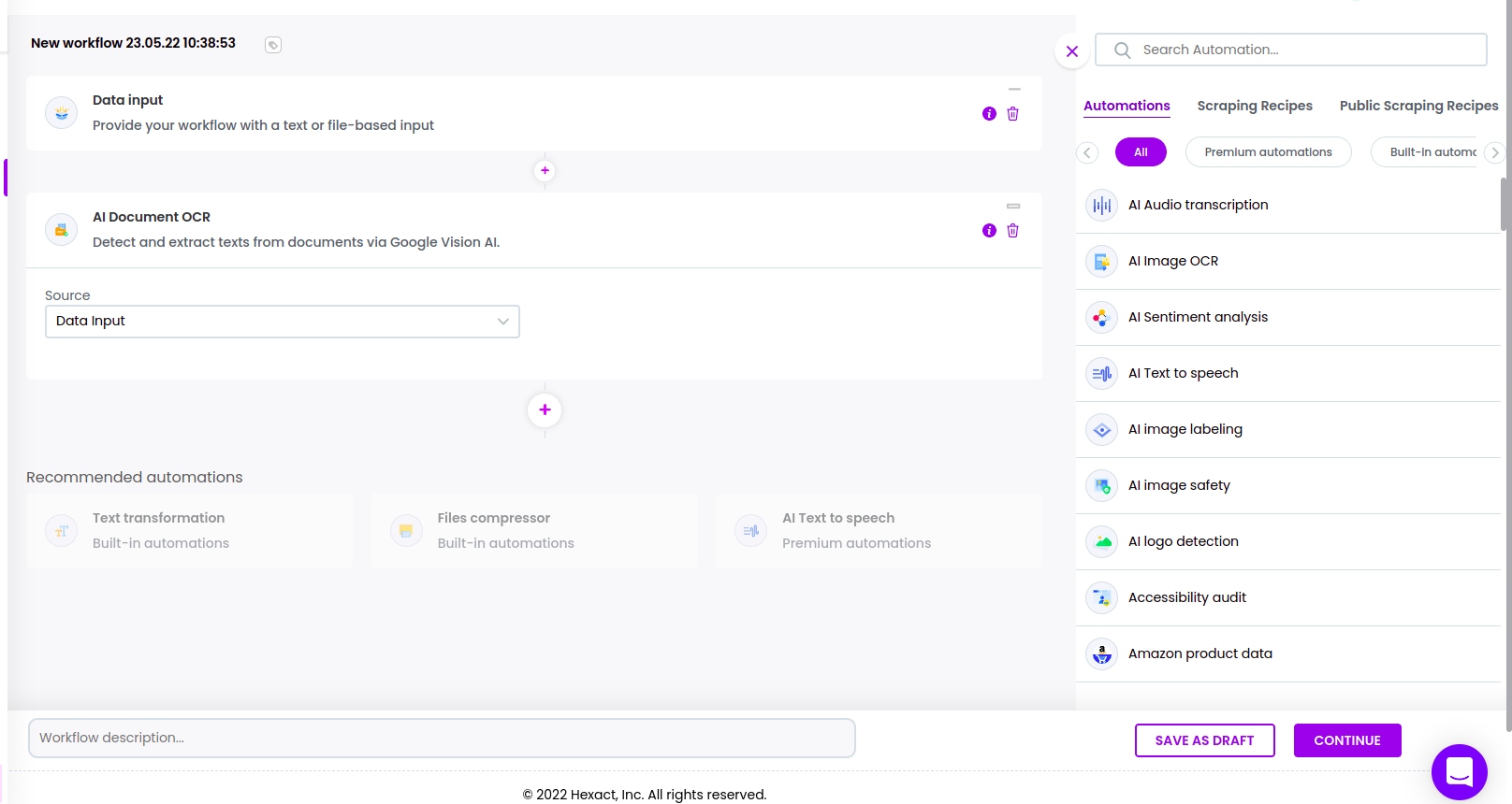 How to extract text from PDFs and images | Hexomatic