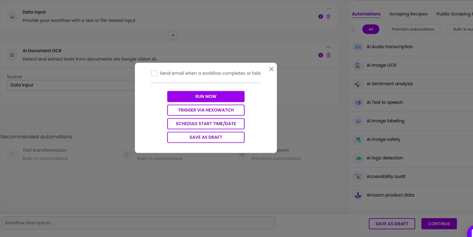 How to extract text from PDFs and images | Hexomatic