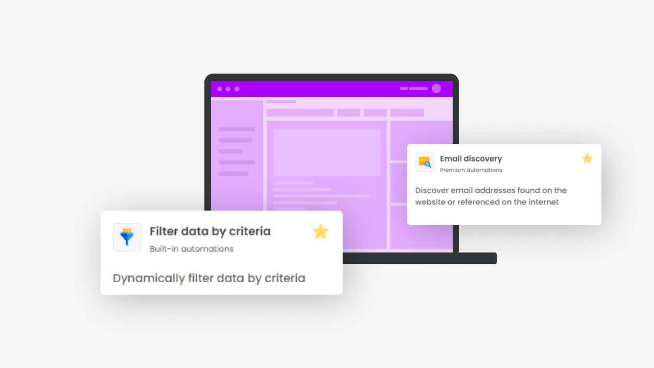More accurate scraping, better email discovery | Hexomatic Updates
