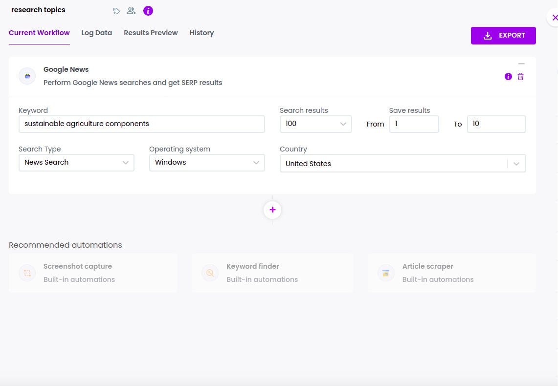 How to Scrape Goolge News Results | Hexomatic Academy