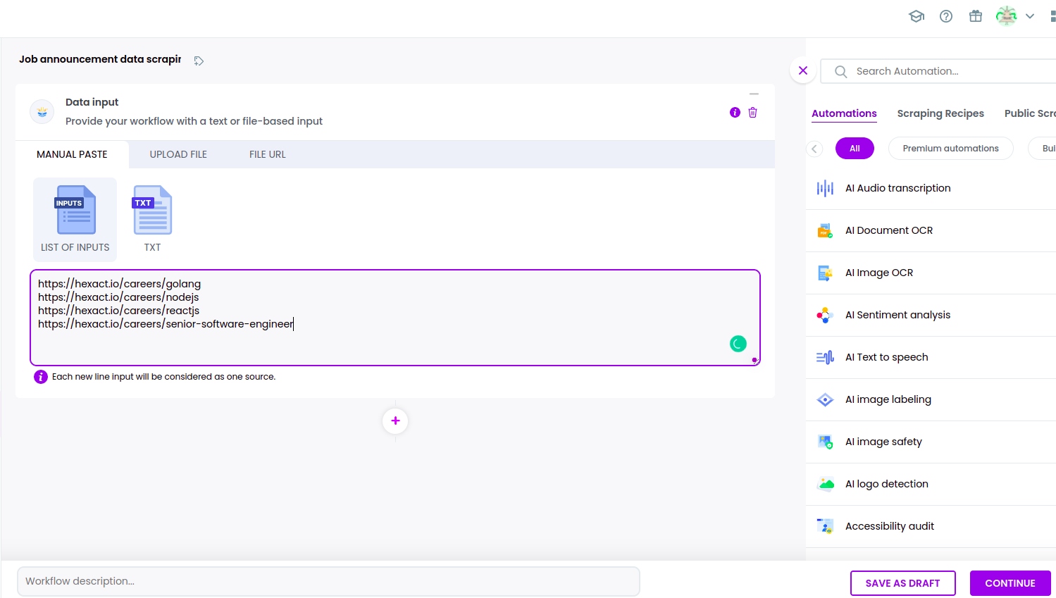 How to Scrape Job Postings to Get Your Dream Job | Hexomatic