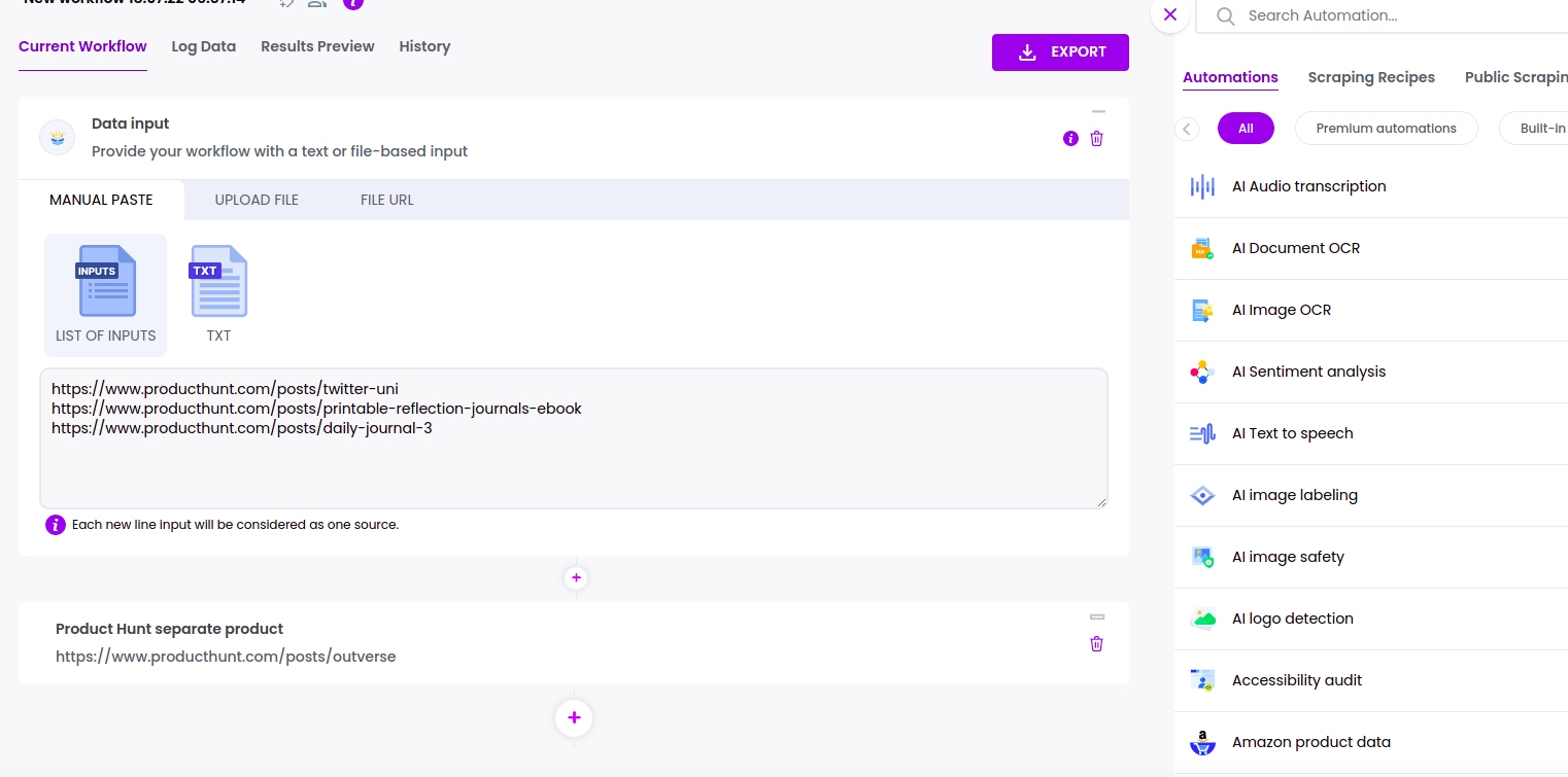 How to scrape Product Hunt | Hexomatic Academy