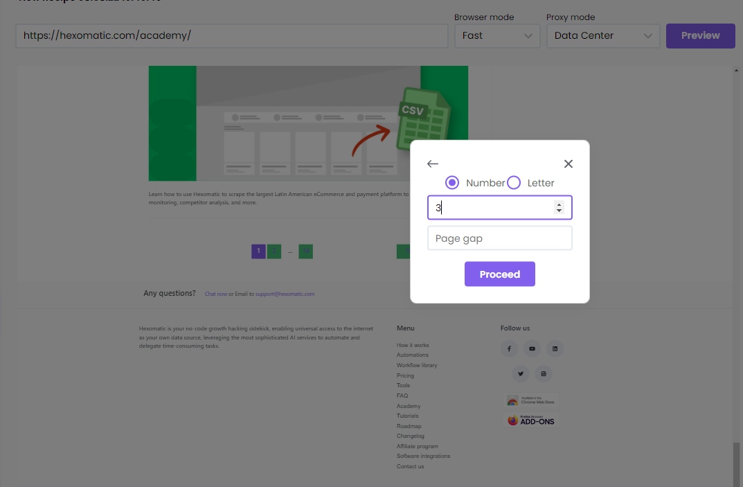 How to Use Pagination When Scraping Websites | Hexomatic