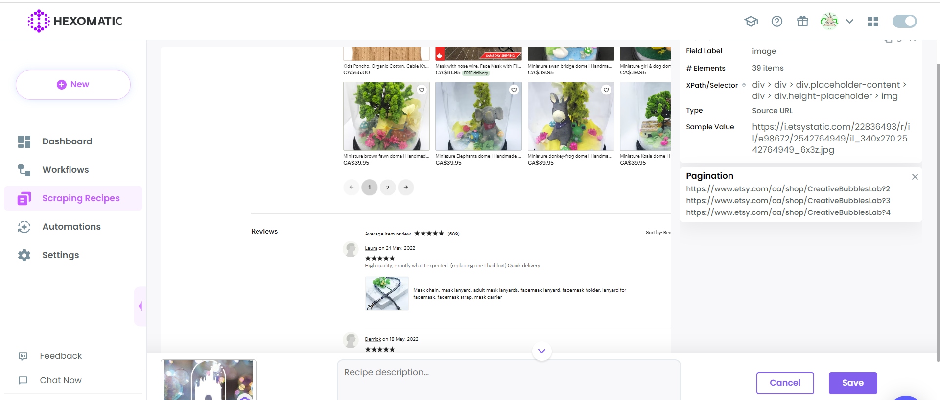How to Use Pagination When Scraping Websites | Hexomatic