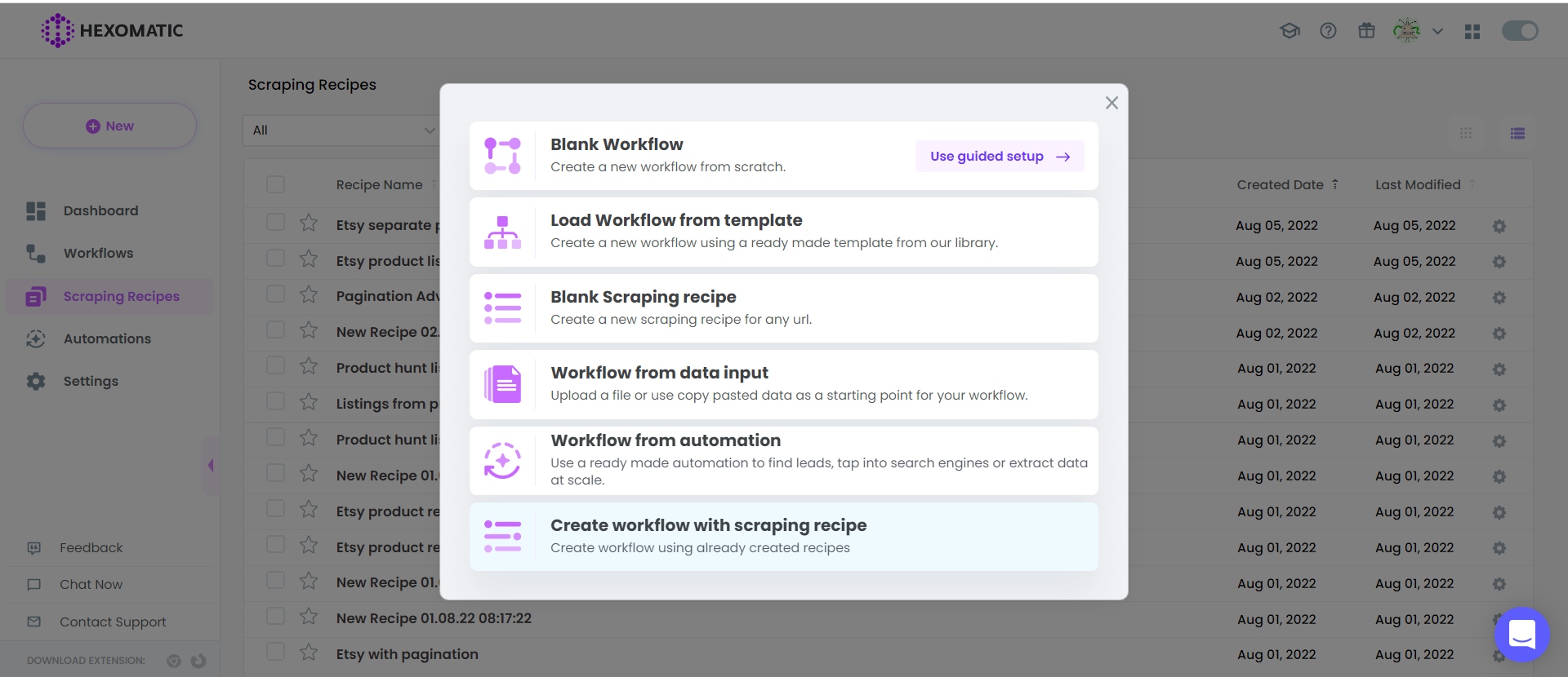 How to Scrape Etsy Product Data | Hexomatic Academy