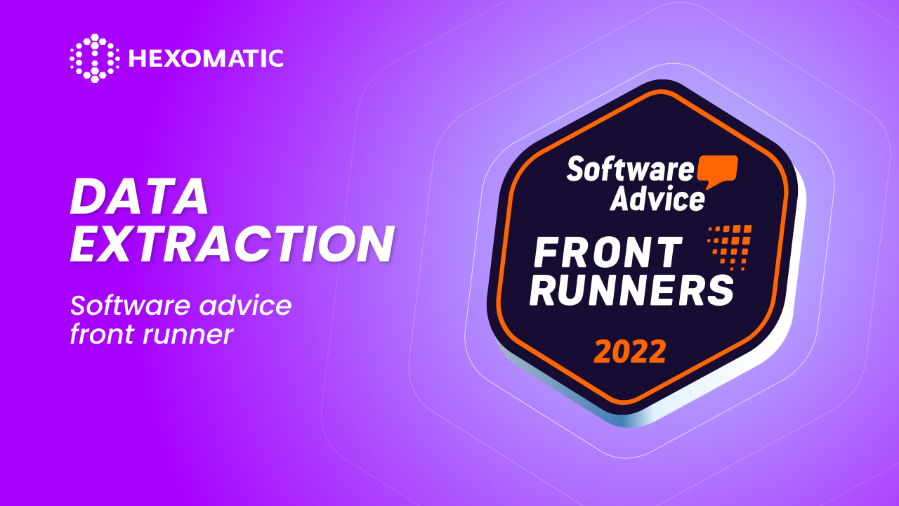 Hexomatic - Data Extraction Software Advice Frontrunner | Hexomatic