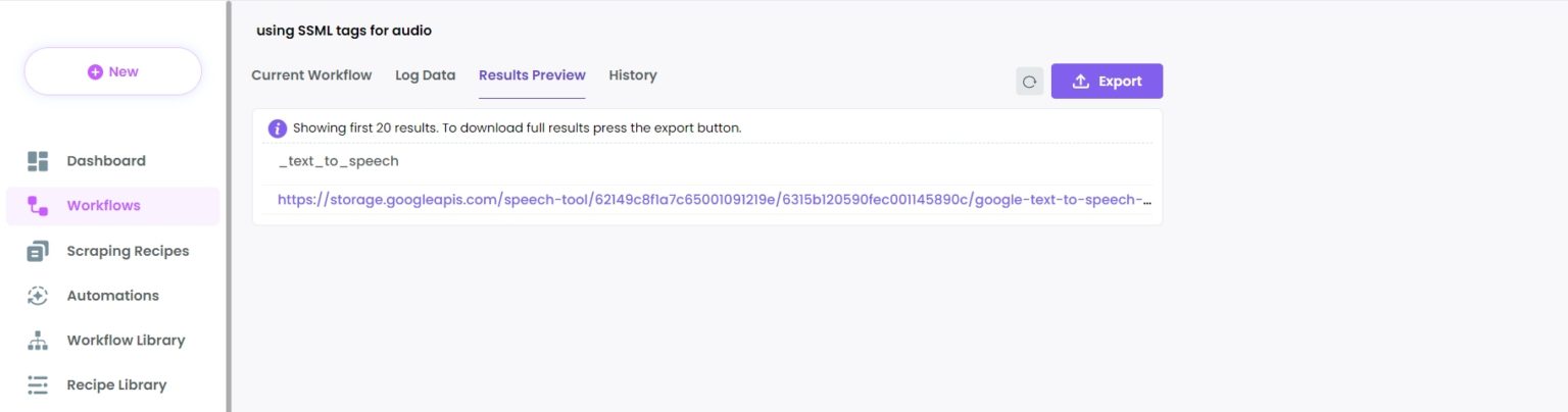 How to use advanced SSML tags with Text to Voice | Hexomatic