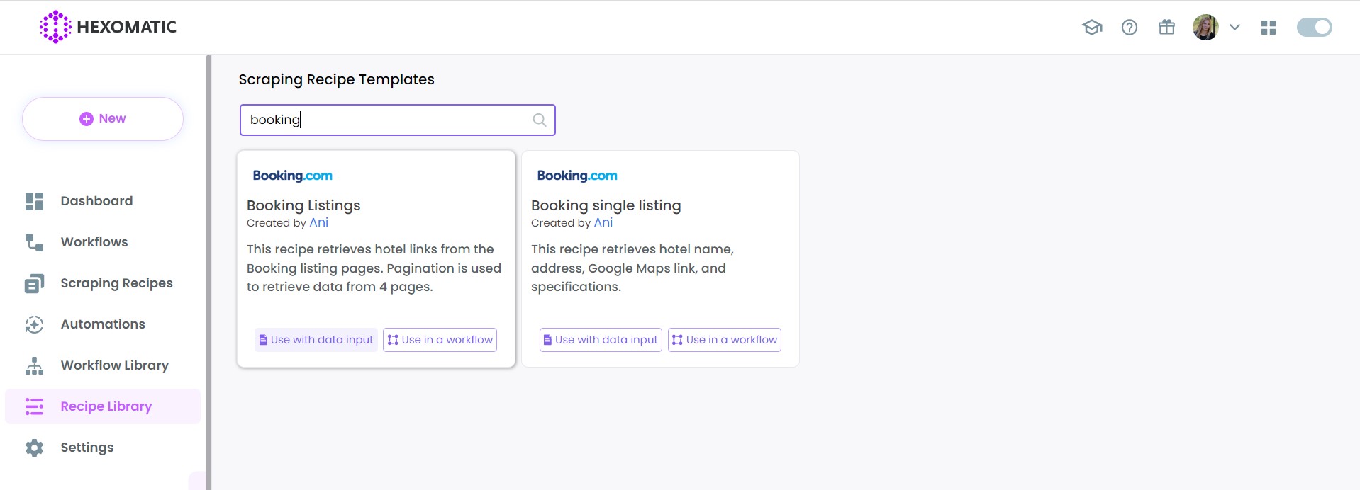 How to scrape Booking.com | Hexomatic