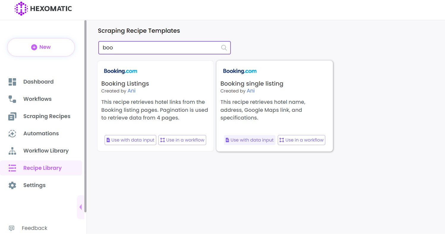 How to scrape Booking.com | Hexomatic