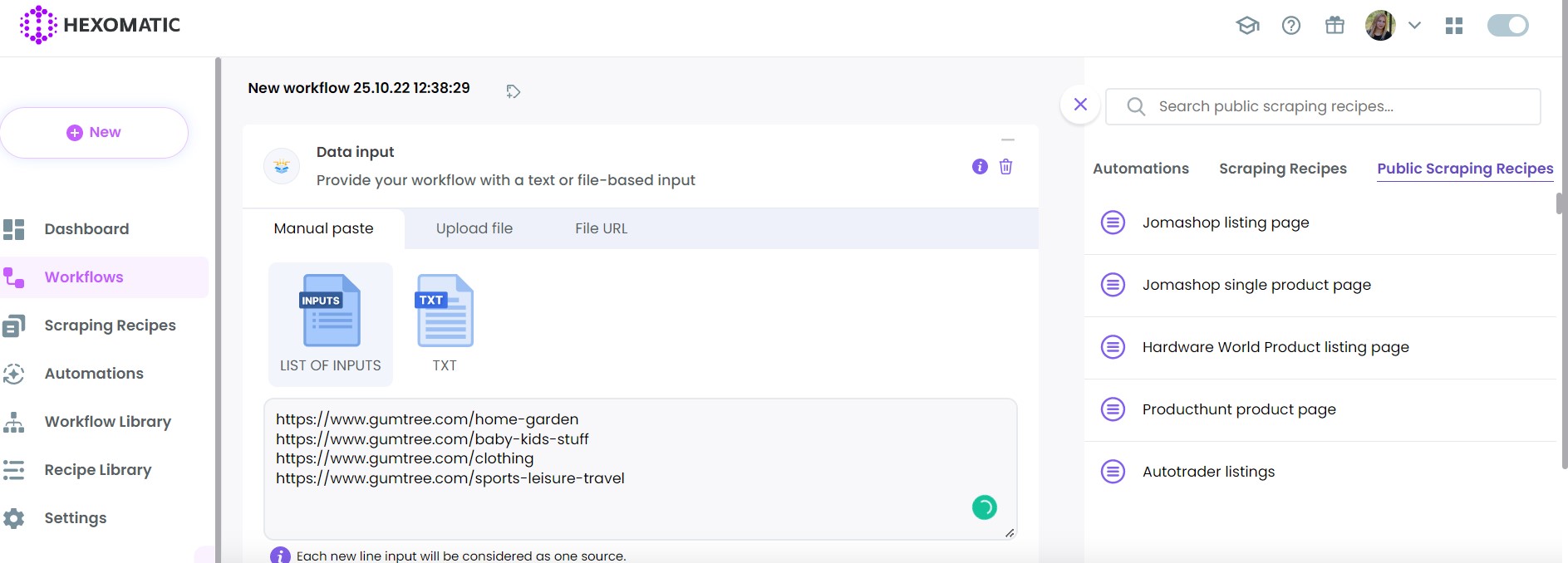 How to scrape Gumtree | Hexomatic