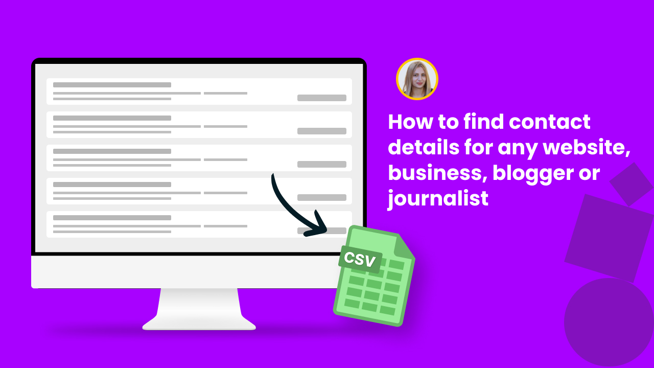 How to find contact details for any website, business, blogger, or ...