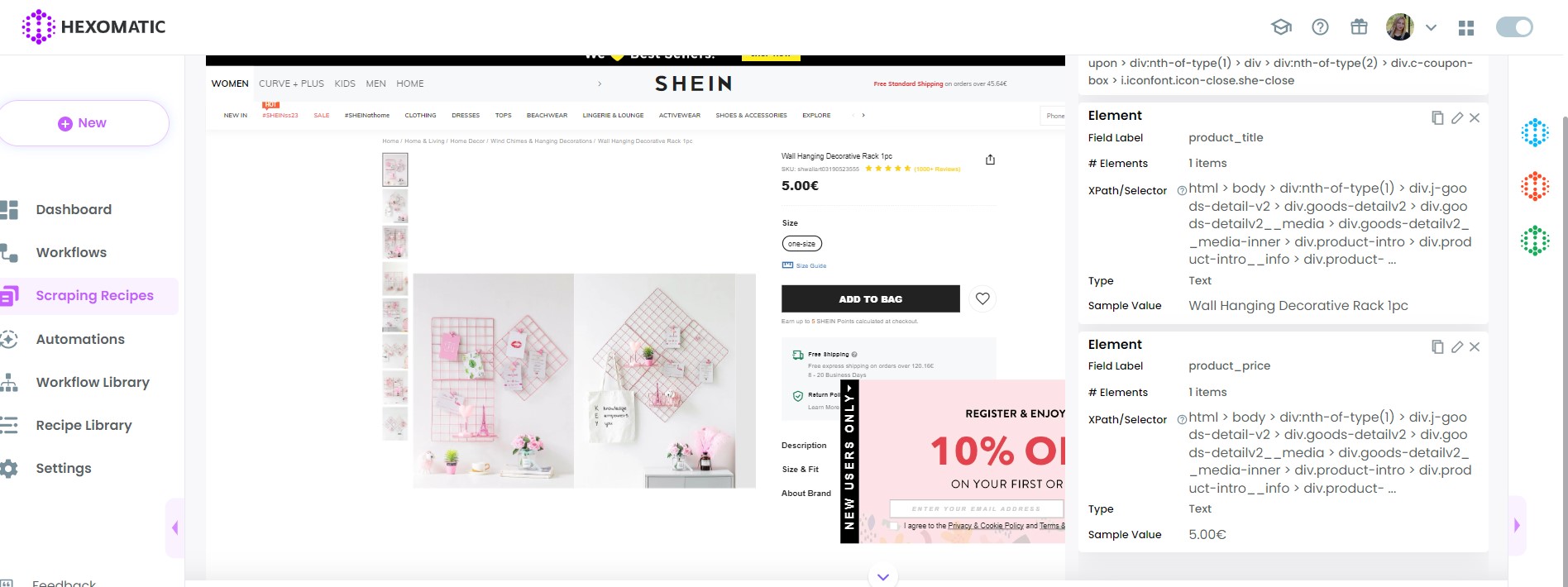 How to Perform 2-step Scraping | Hexomatic