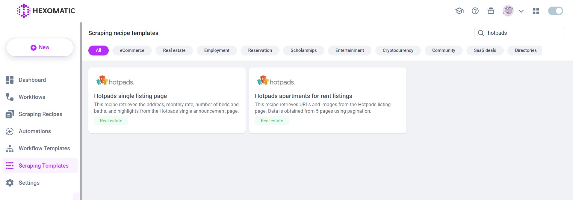 How to scrape Hotpads- Extract Data from Hotpads