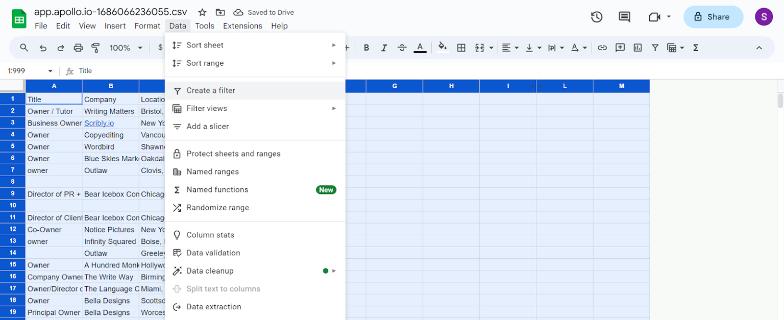 How to Remove Blank Rows in Excel & Google Sheets | Hexomatic