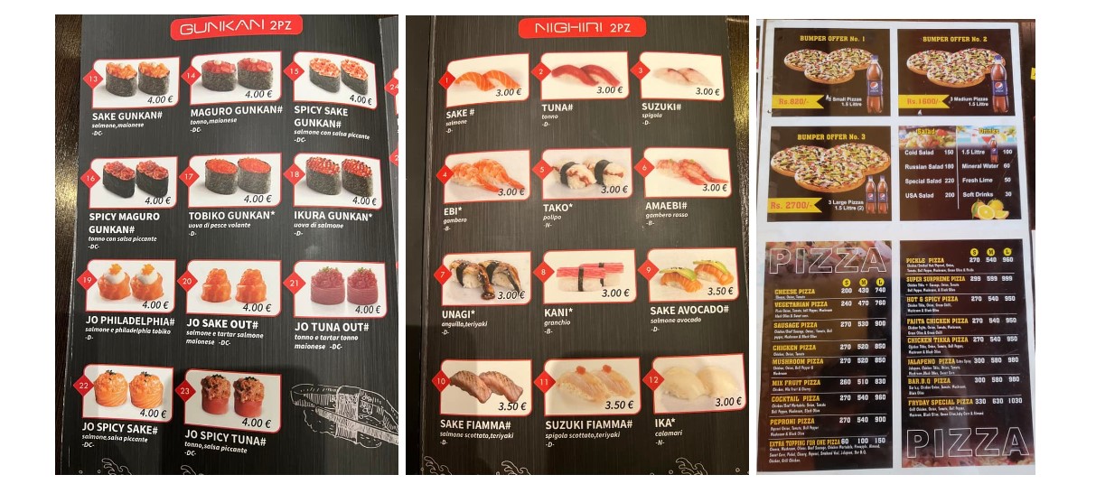 How to extract restaurant menus from photos using AI | Hexomatic