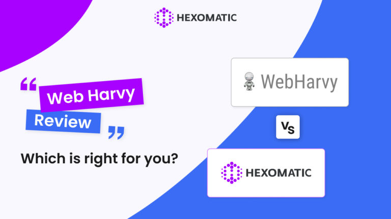 WebHarvy Review & Alternatives 2024: Key Features and Use Cases | Hexomatic