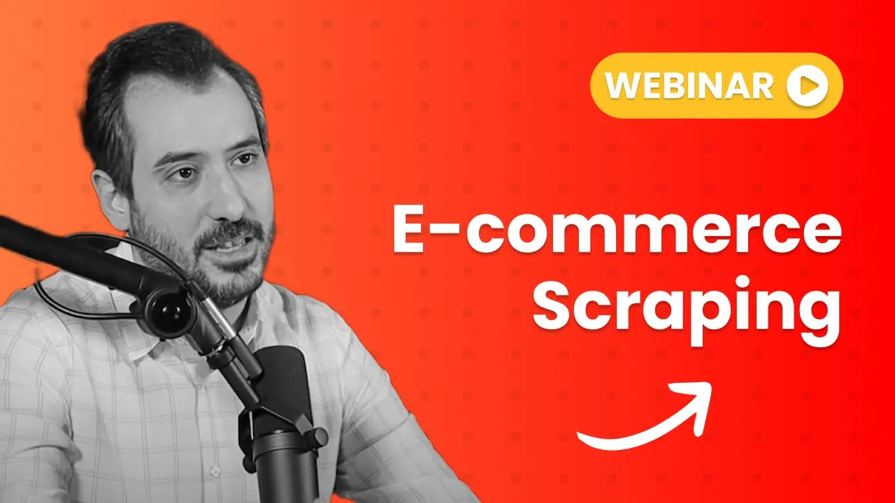 How to scrape e-commerce product and price data - Webinar Video Replay ...