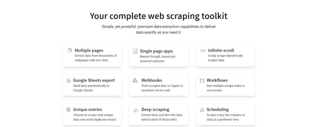 Simplescraper Review & Alternatives 2024: Key Features and Use Cases | Hexomatic