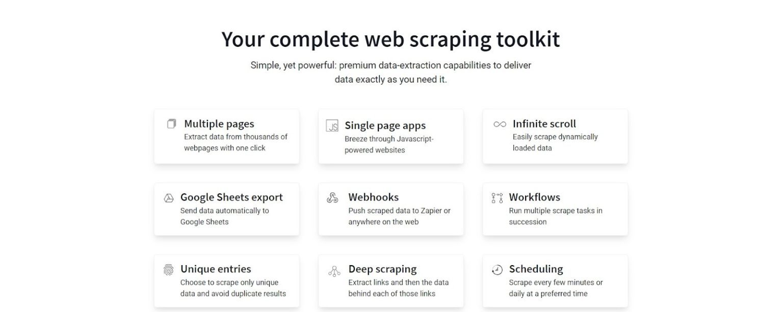 Simplescraper Review & Alternatives 2024: Key Features and Use Cases | Hexomatic