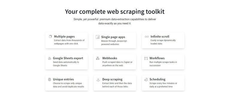 Simplescraper Review & Alternatives 2024: Key Features and Use Cases | Hexomatic