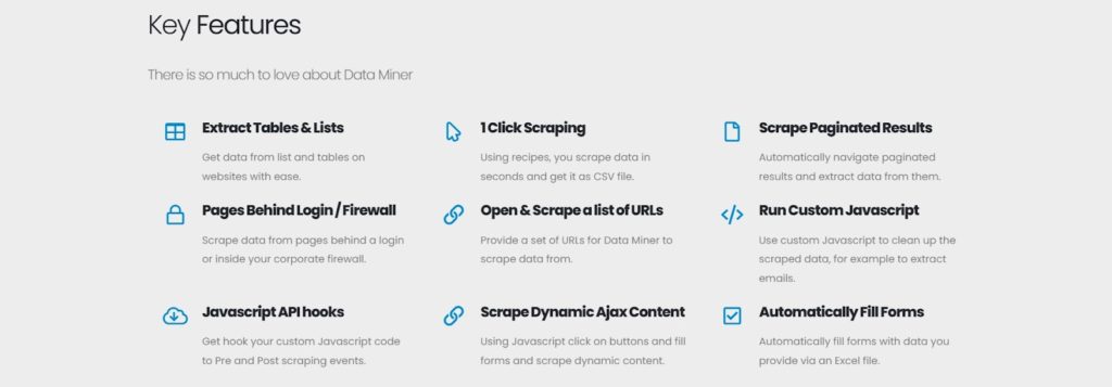 Data Miner Review & Alternatives 2024: Main Features and Use Cases | Hexomatic